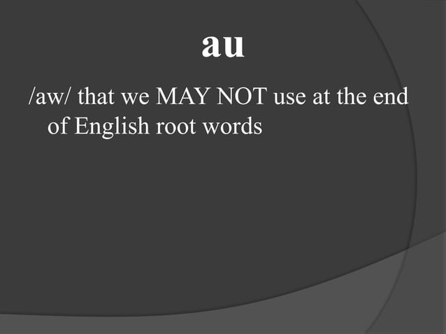 Ppt of multi letter phonograms with rules | PPTX