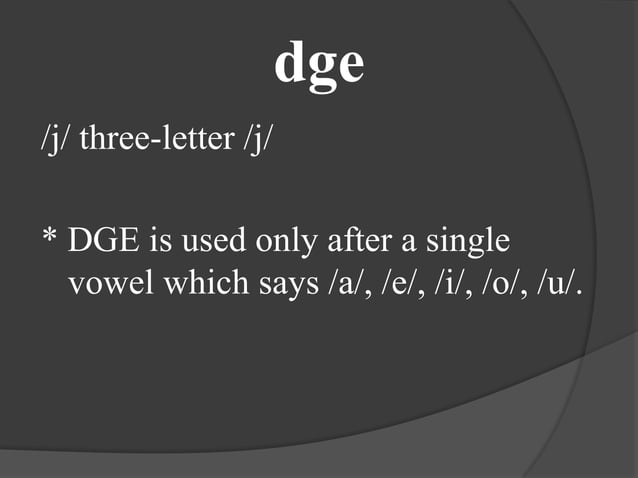 Ppt of multi letter phonograms with rules | PPTX