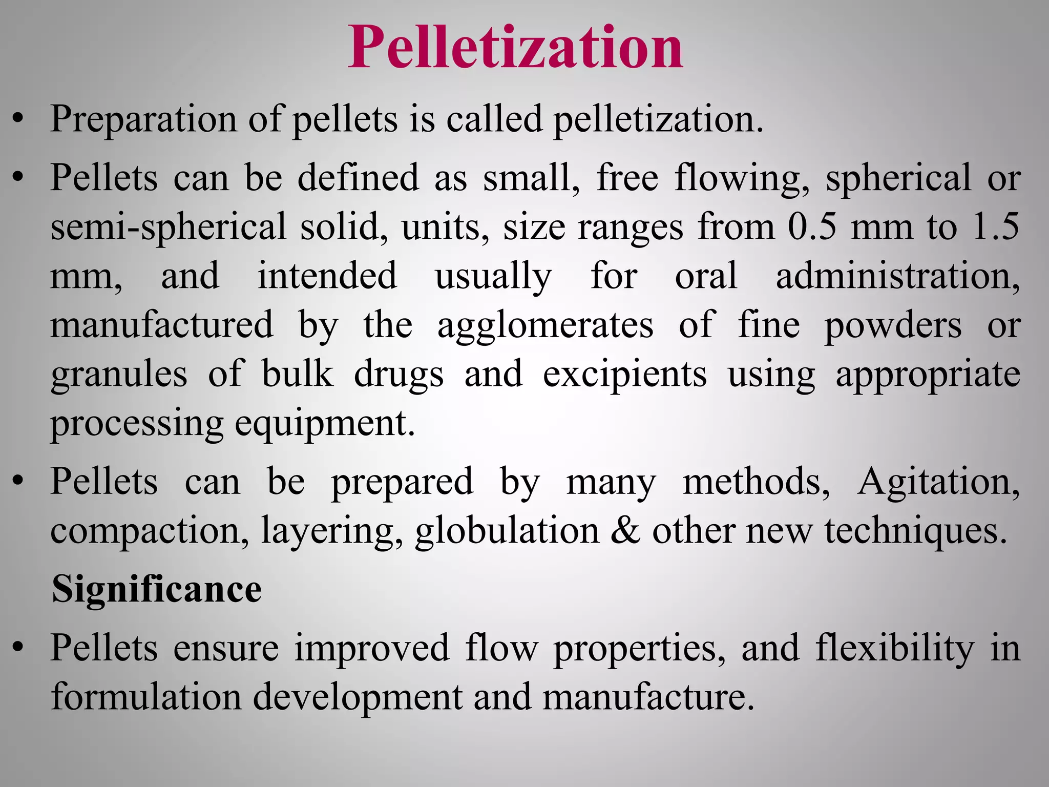 Multi Unit Pellet System (MUPS) | PPTX