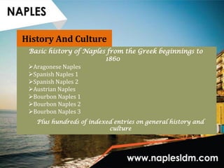 History and culture of Naples, Italy | PPT