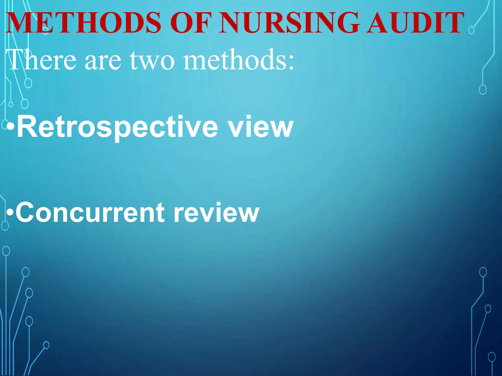 Ppt of nursing audit | PPTX