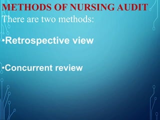 Ppt of nursing audit | PPTX