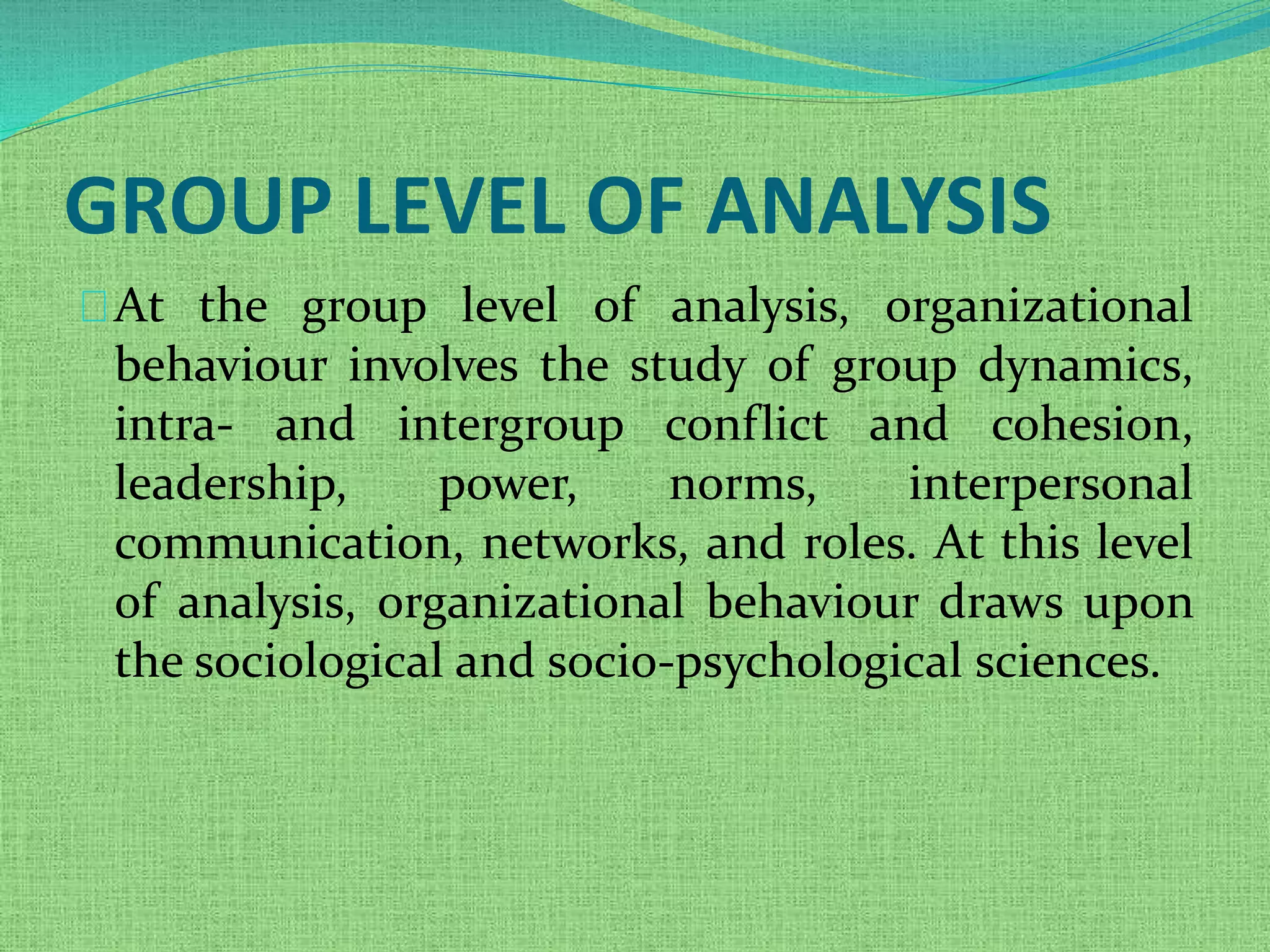 analysis of ob level | PPTX