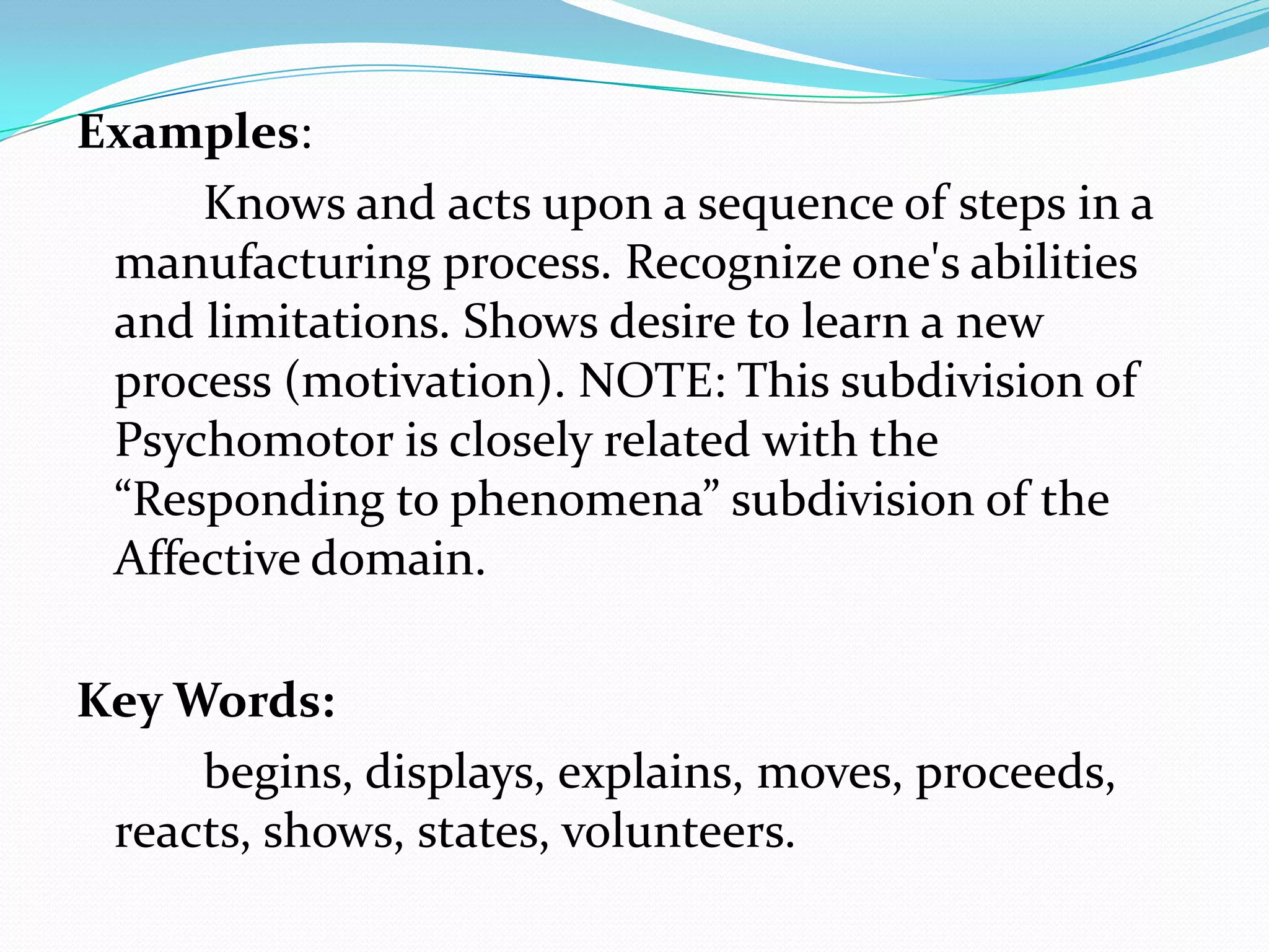 BEHAVIORAL OBJECTIVES | PPTX