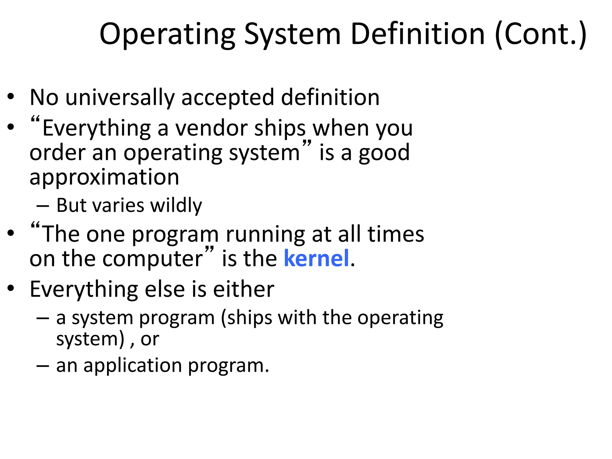 Operating System BCA 301 | PPTX