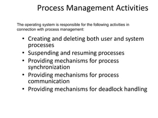 Operating System BCA 301 | PPTX