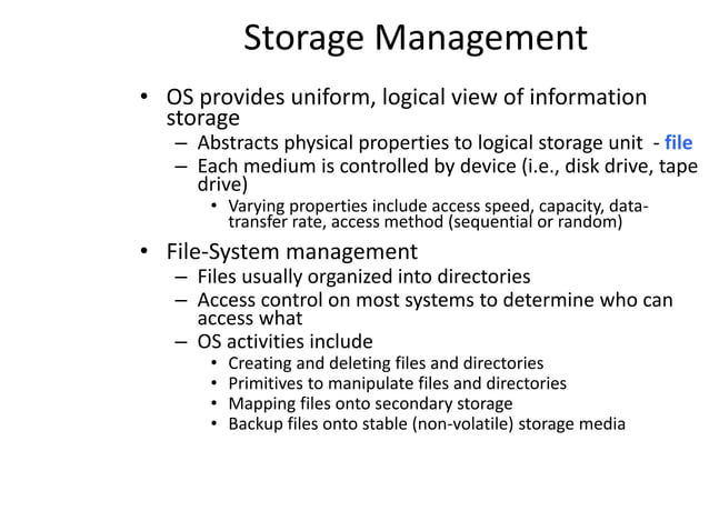 Operating System BCA 301 | PPTX
