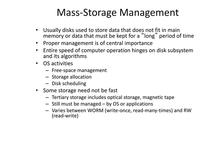Operating System BCA 301 | PPTX