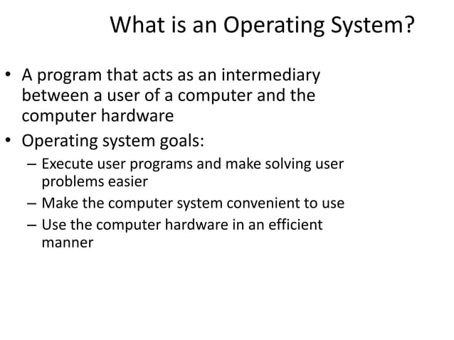 Operating System BCA 301 | PPTX