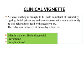 ppt of paediatric chicken pox and tetanus with vignette.pptx