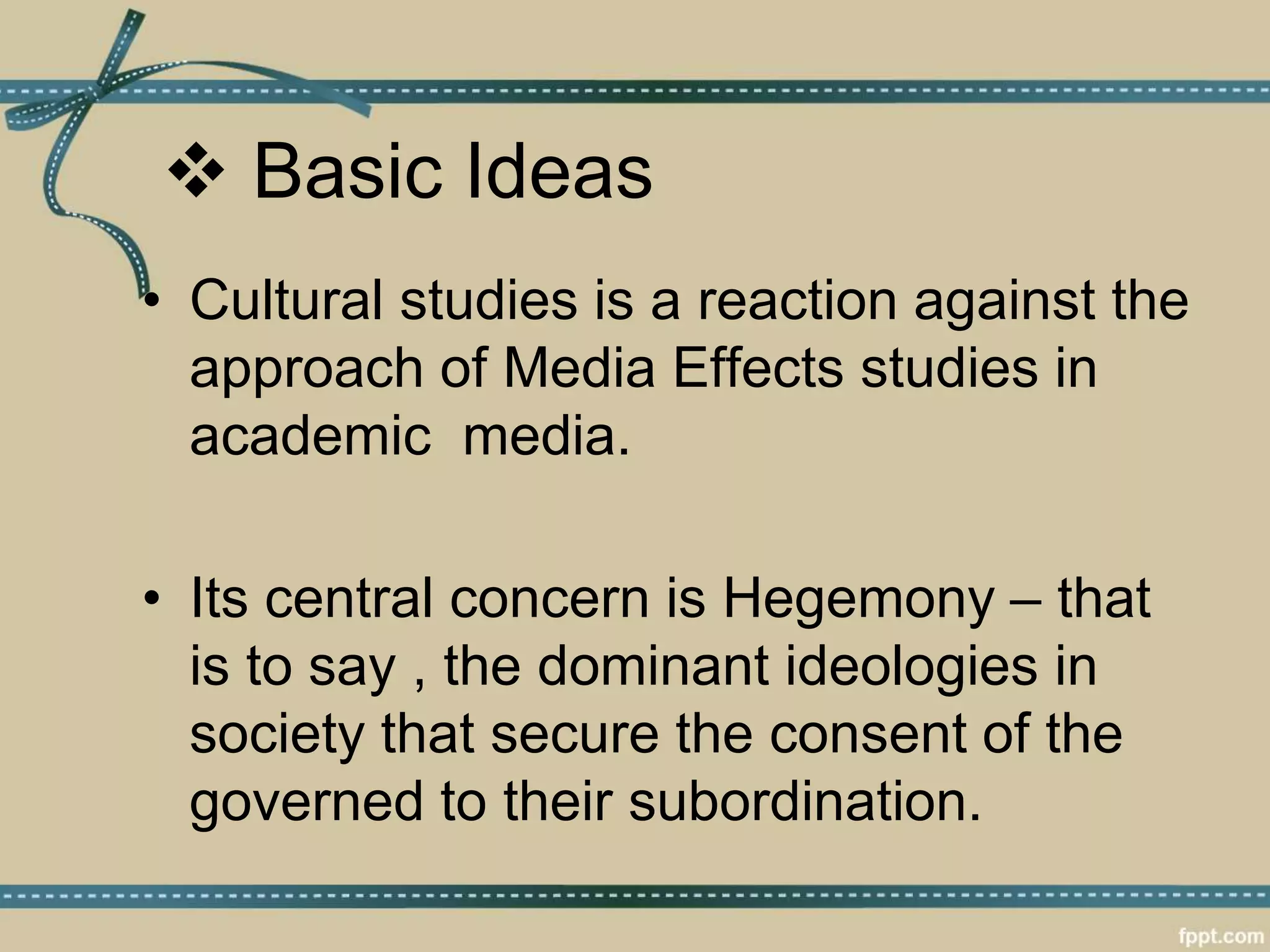 Paper no.8, Cultural Studies | PPTX | Education