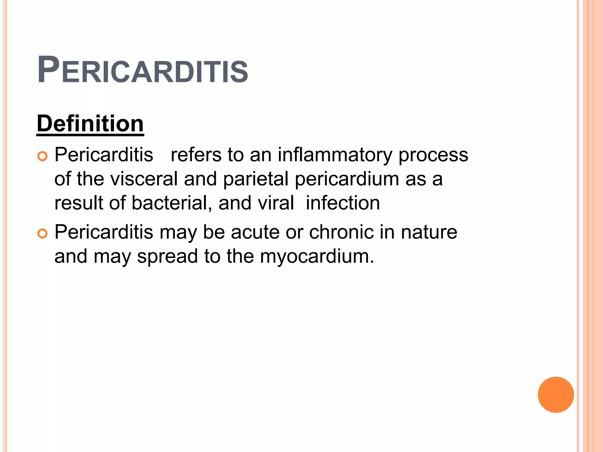 Pericardities, Myocarditis | PPTX