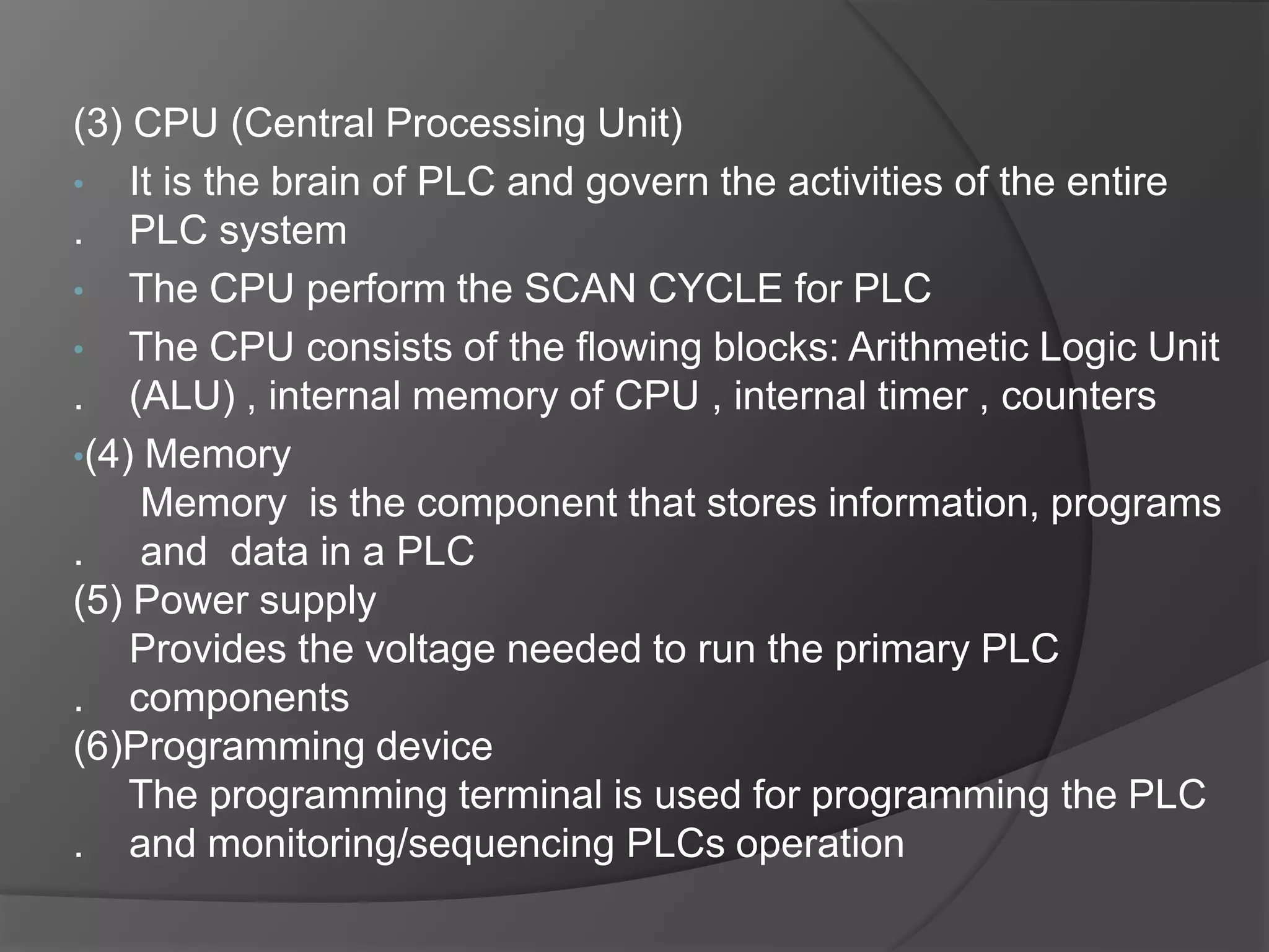 PPT of PLC and SCADA | PPTX
