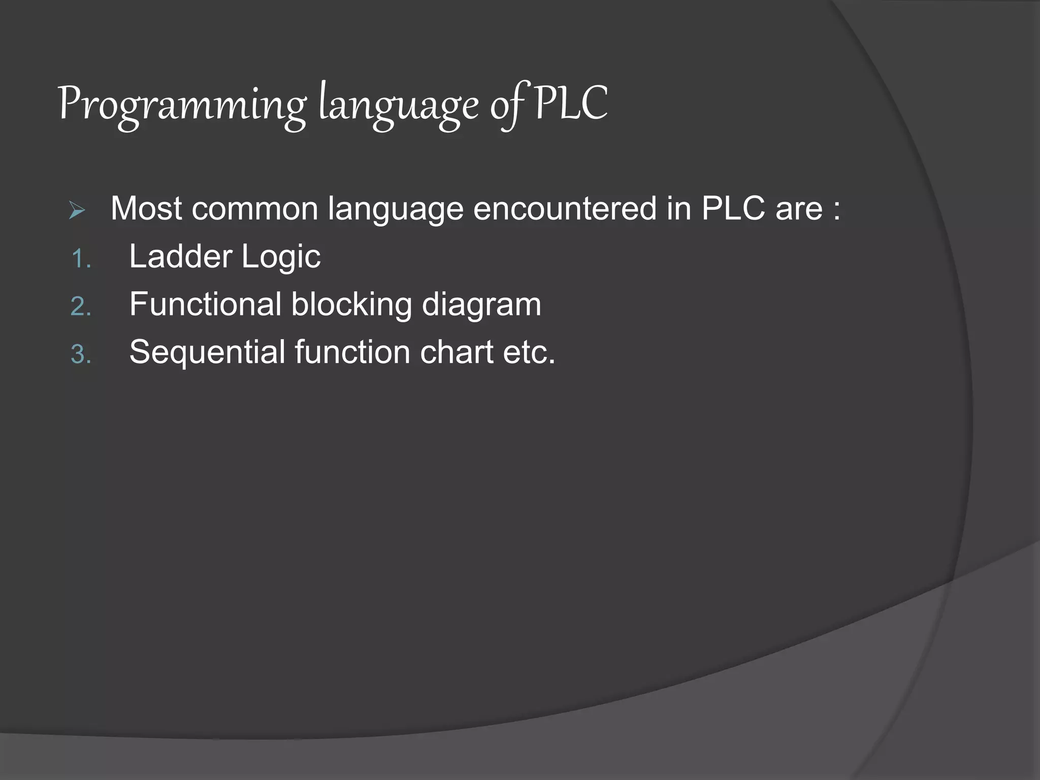 PPT of PLC and SCADA | PPTX