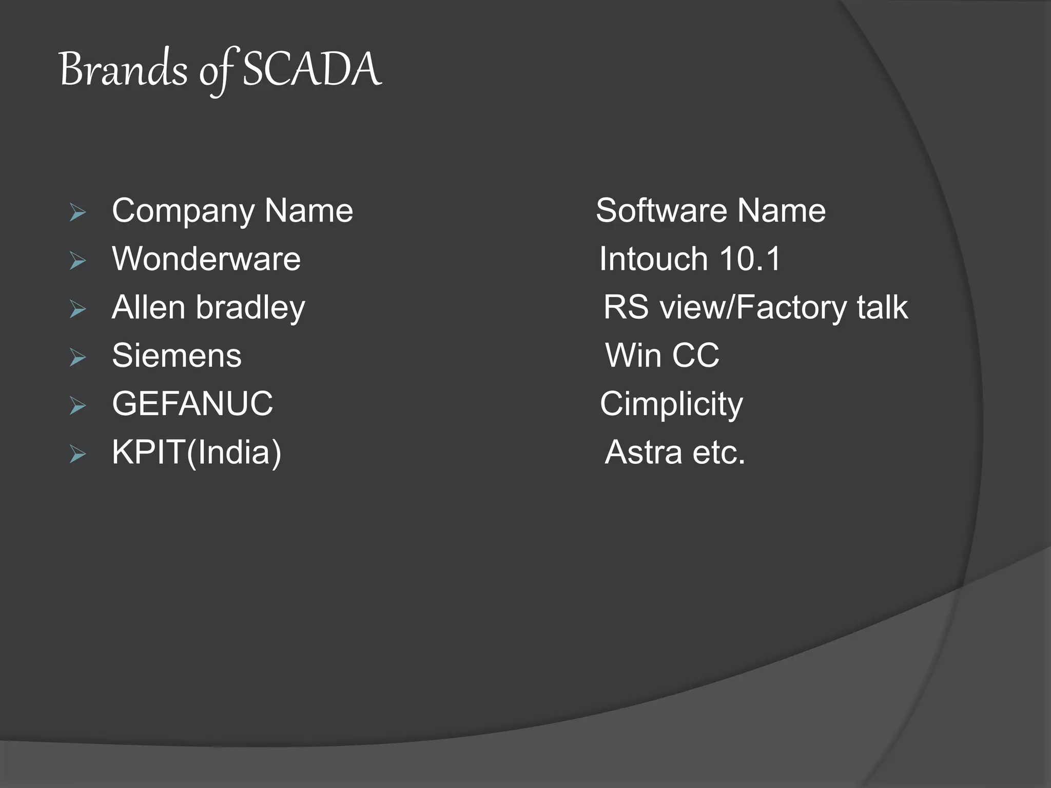 PPT of PLC and SCADA | PPTX
