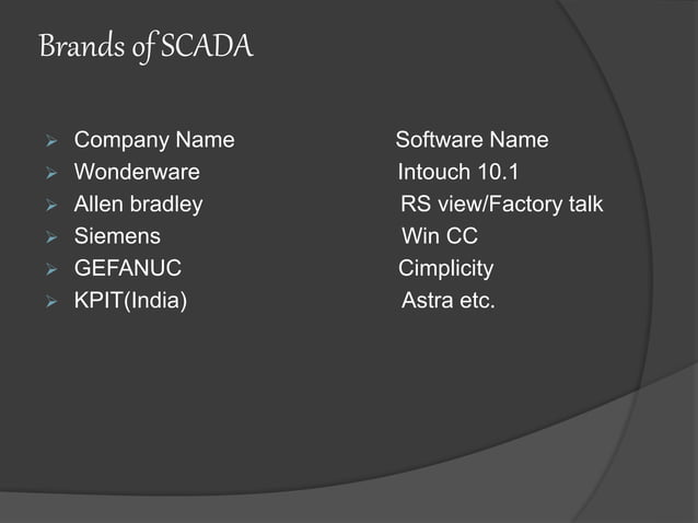 PPT of PLC and SCADA | PPTX | Computing | Technology & Computing