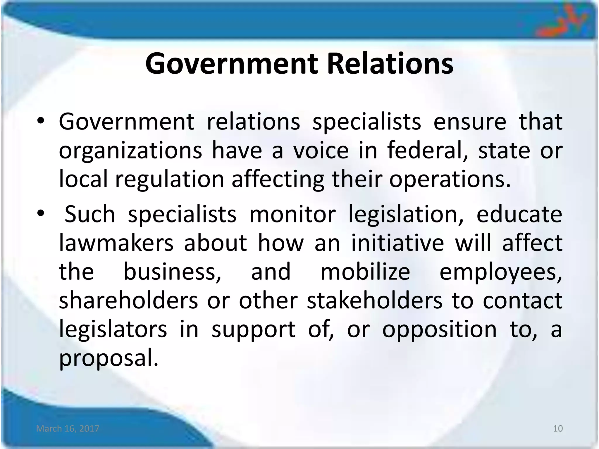 scop and function public relation | PPTX