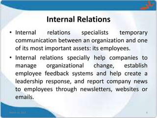 scop and function public relation | PPTX