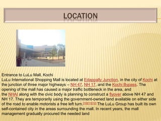 Ppt of prannav(lu lu mall company) | PPTX