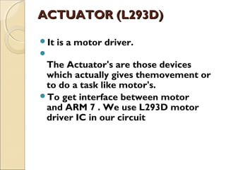 accelerometer based gesture controlled robotic arm | PPT