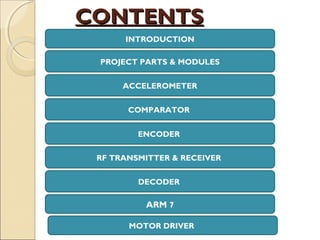 accelerometer based gesture controlled robotic arm | PPT