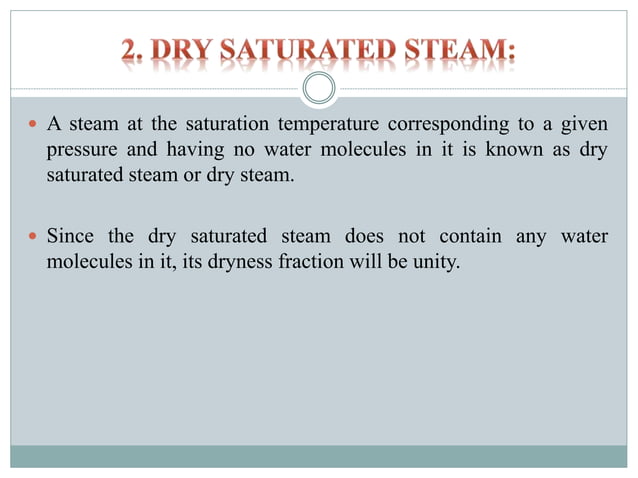 Ppt of properties of steam | PPTX | Chemistry | Science