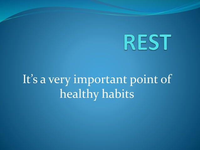 Ppt of rest | PPTX