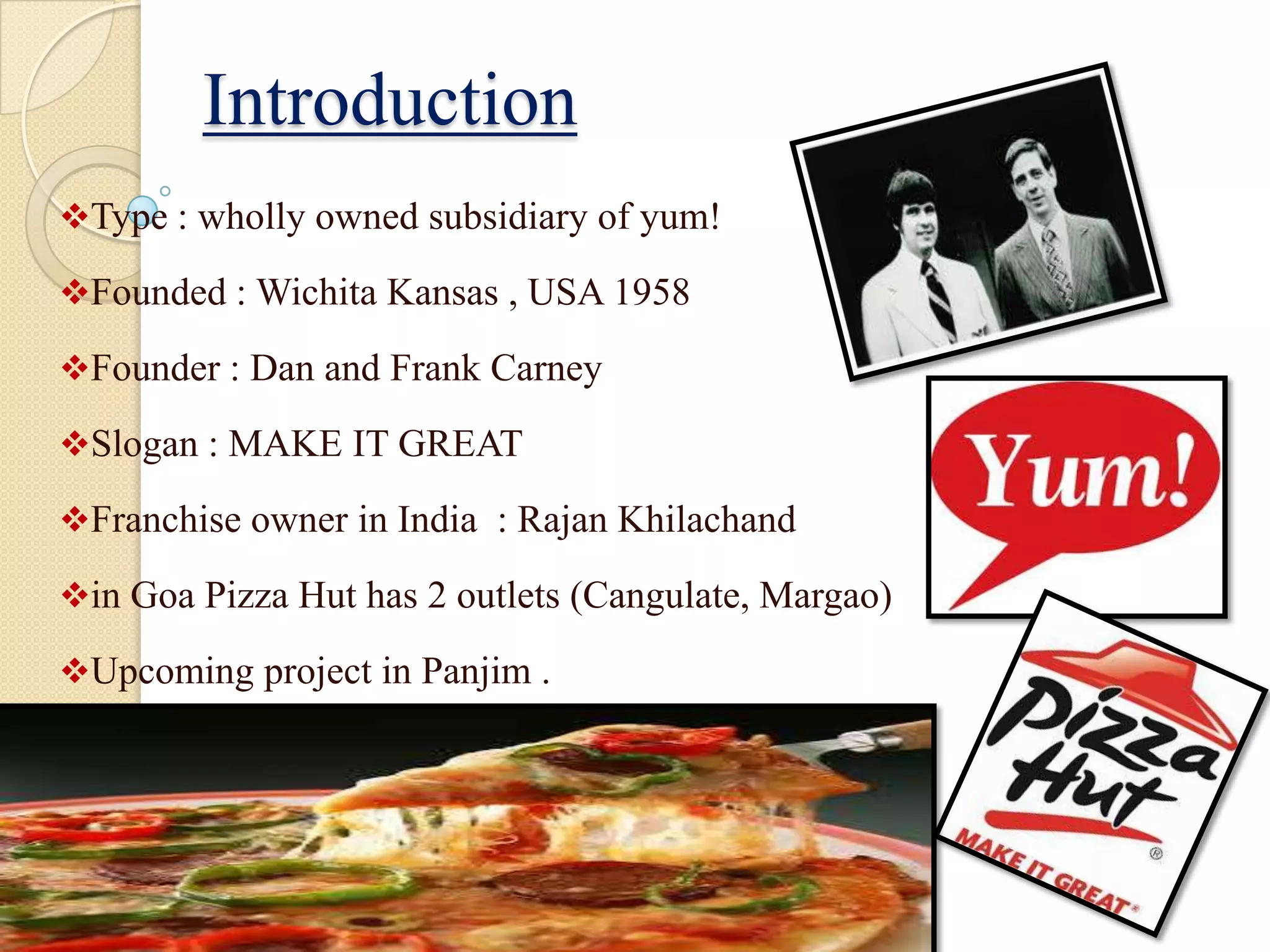 Ppt of retail market strategy of pizza hut | PPTX