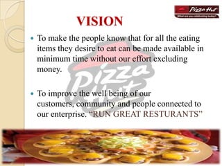 Ppt of retail market strategy of pizza hut | PPTX