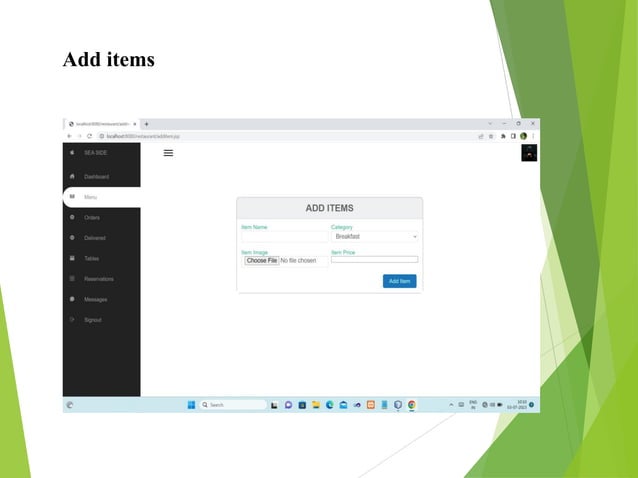 ppt of rms(restaurant management system) | PDF