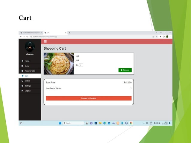 ppt of rms(restaurant management system) | PDF