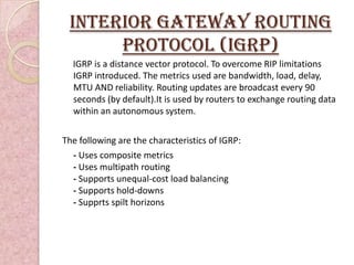 Ppt of routing protocols | PPTX