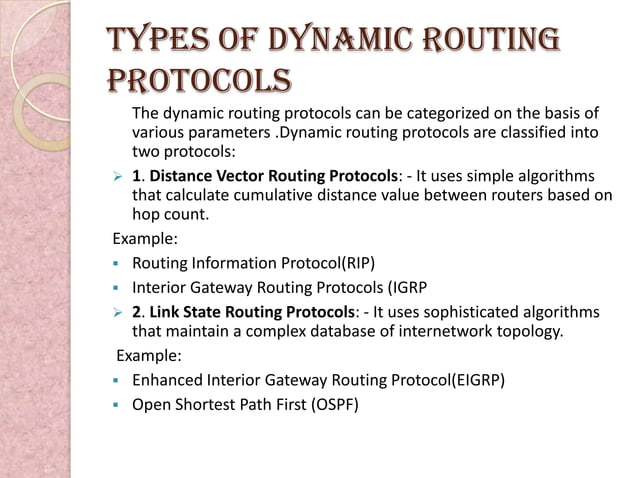 Ppt of routing protocols | PPTX