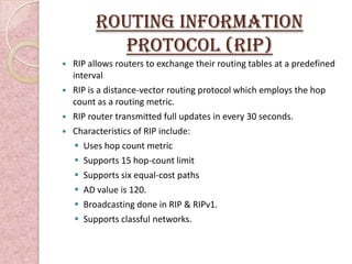 Ppt of routing protocols | PPTX