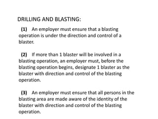 Safety and envirnomental issues in mechanization | PPTX