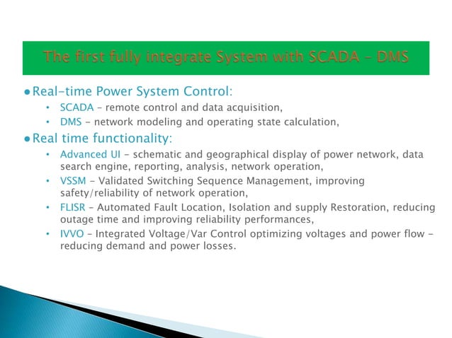 PPT of SCADA DMS by CESU PED PURI | PPTX | Business Utilities | Business