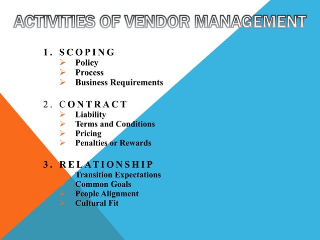 ppt of vendor management | PPTX