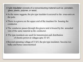Insulators & It's Types | PPTX