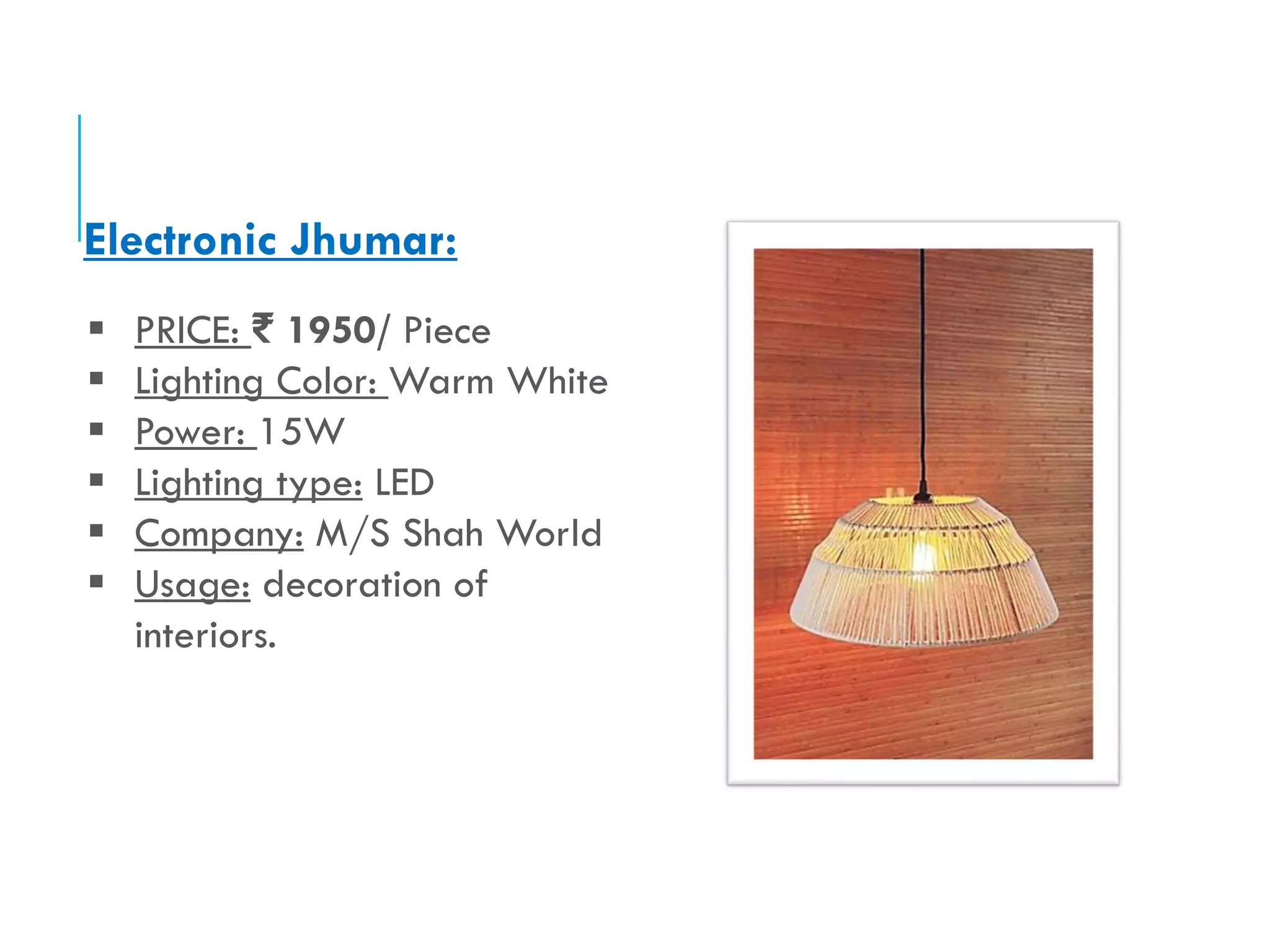 electrical luminaries and market survey | PDF