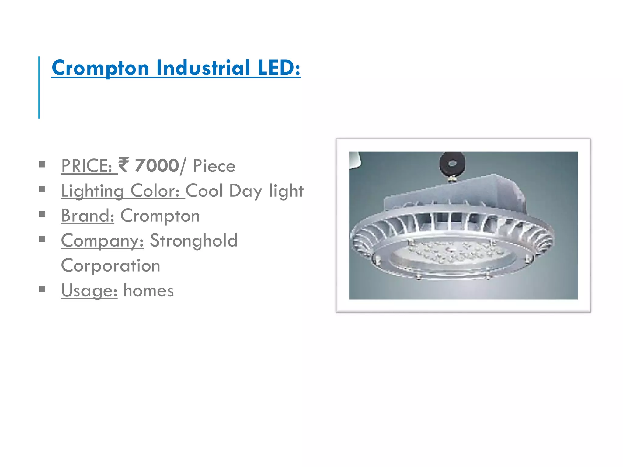electrical luminaries and market survey | PDF