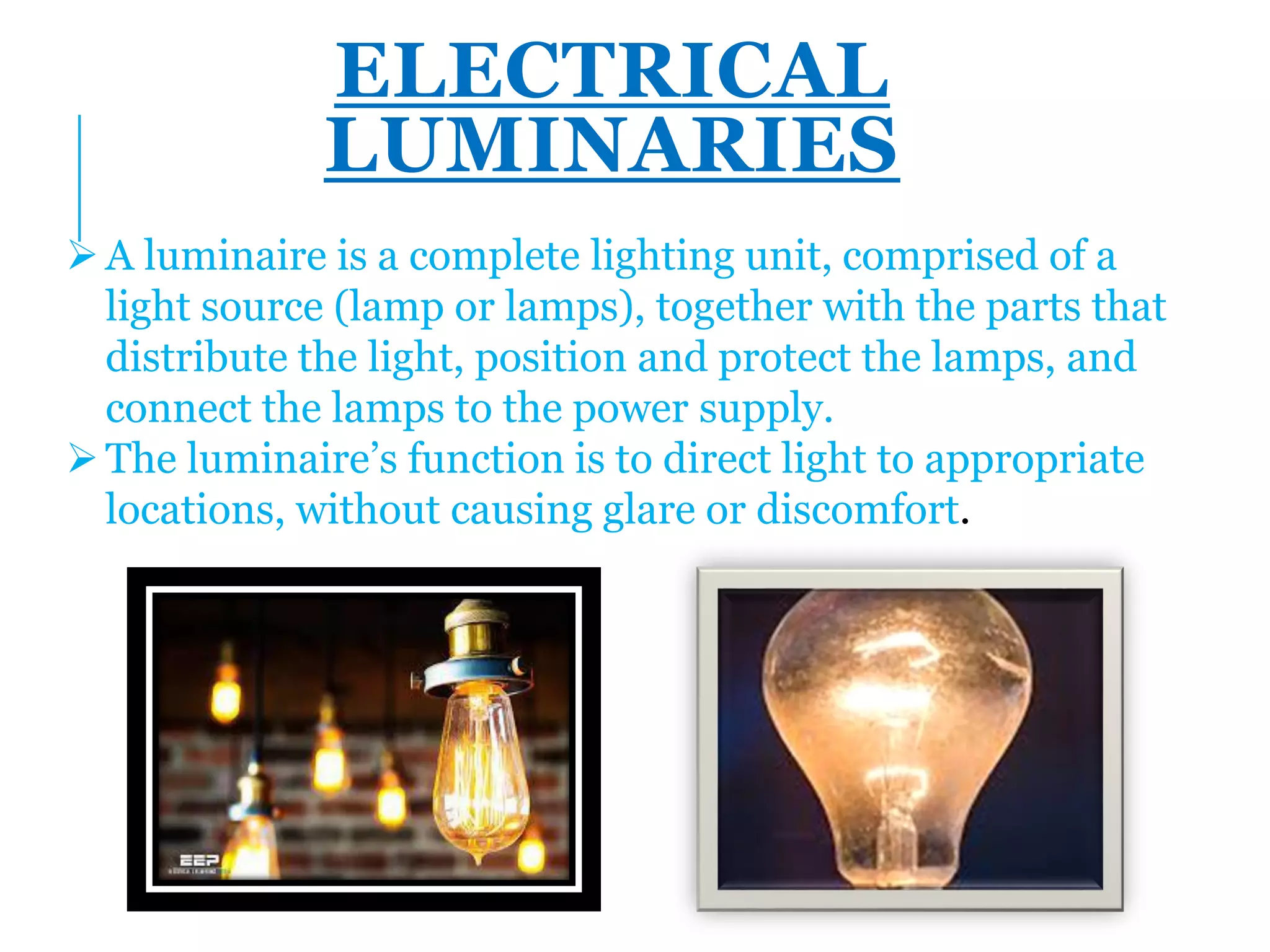 electrical luminaries and market survey | PDF