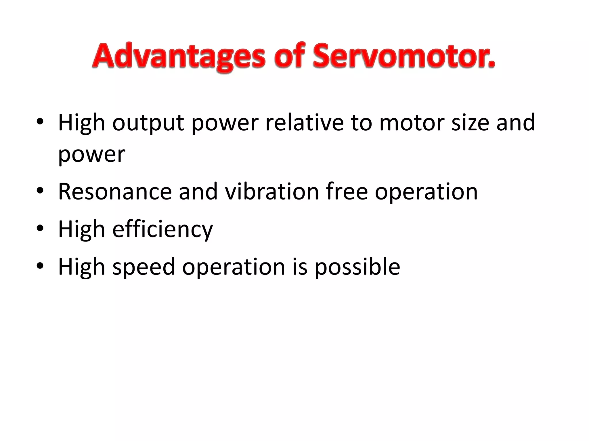 Ppt of servomotor | PPTX