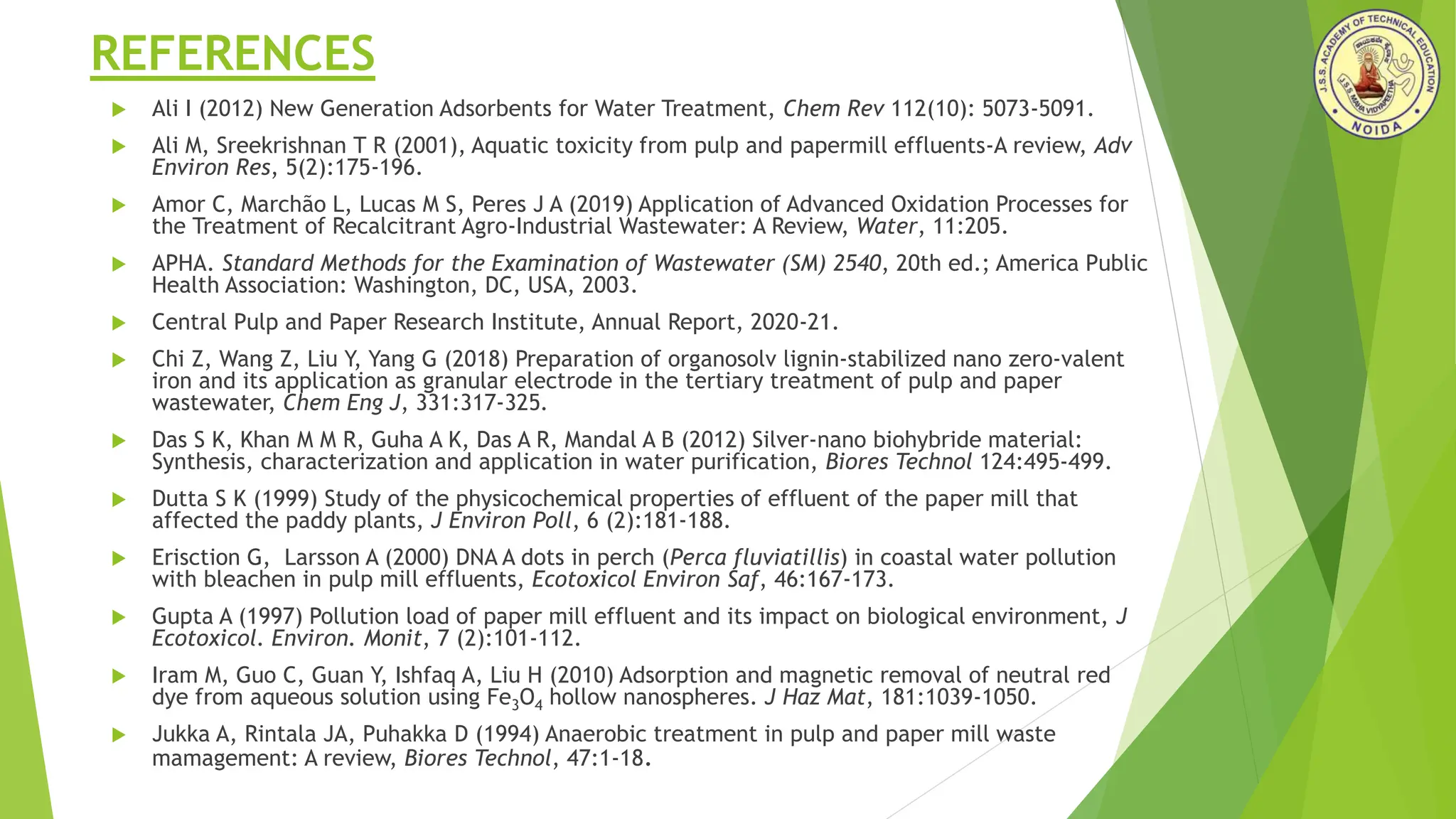 process optimization for treatment of pulp an paper mill industry | PPT ...