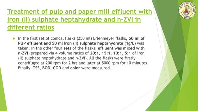 process optimization for treatment of pulp an paper mill industry | PPT ...