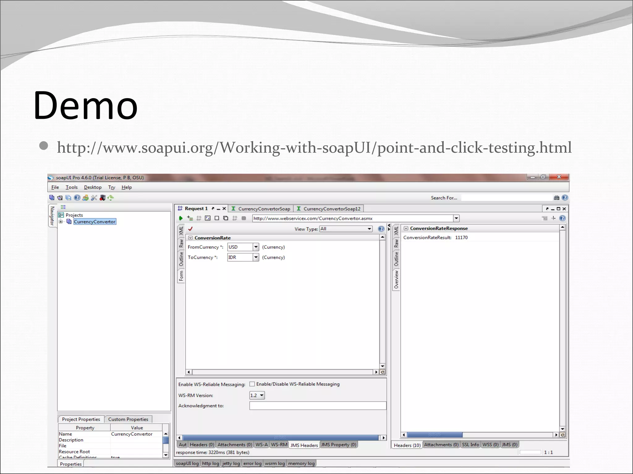 Ppt of soap ui | PPT