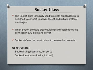 Ppt of socket | PPT