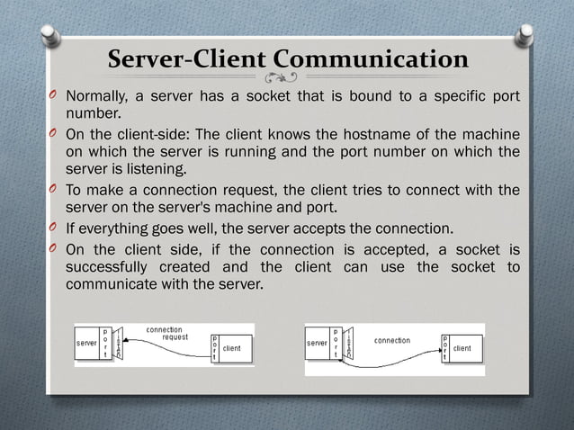 Ppt of socket | PPT | Computer Networking | Computing