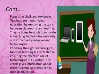 The future of teaching technologies as a tool for quality education | PPTX