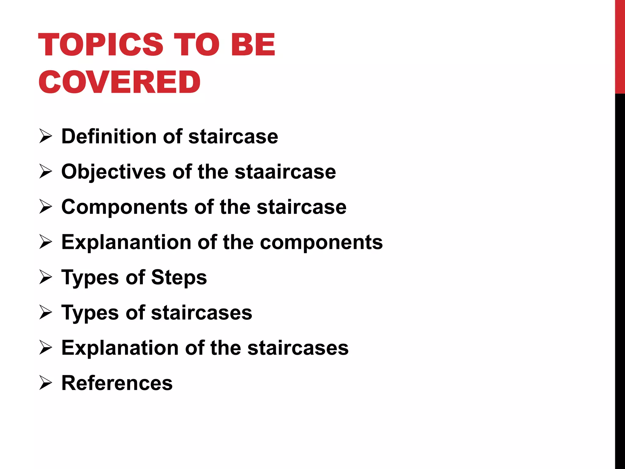 Staircase ppt | PPTX