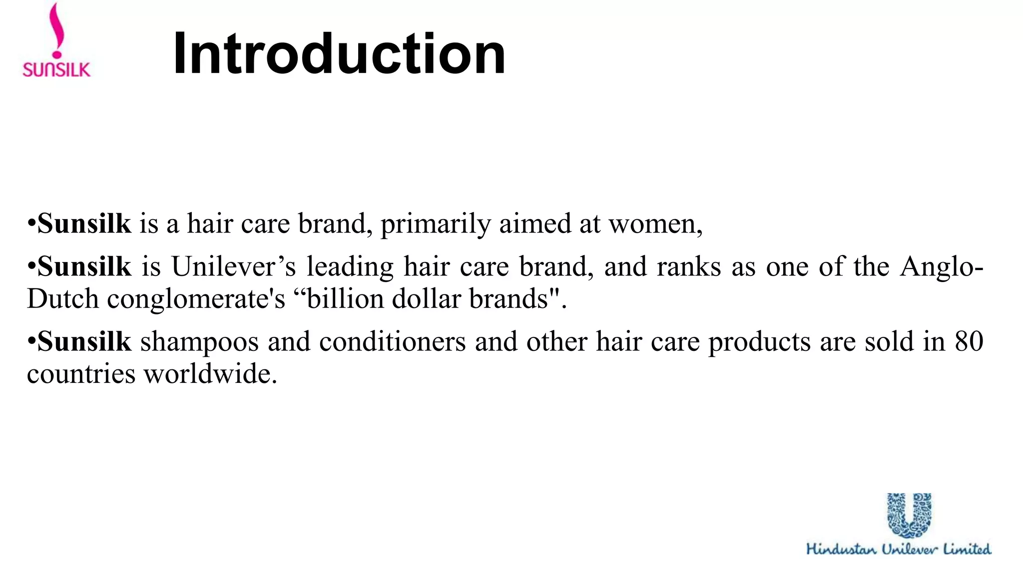 Ppt of sunsilk | PPTX